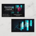 Stock Market Graph | Finance Chart Logo Business Card | Zazzle