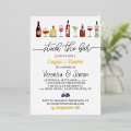 Stock the Bar Couple's Shower Invitation Foil Invitation | Zazzle