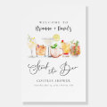 Stock The Bar Couples Shower Welcome Sign | Zazzle