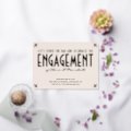 Stock the Bar Engagement Party Luxury Rose Gold Foil Invitation | Zazzle