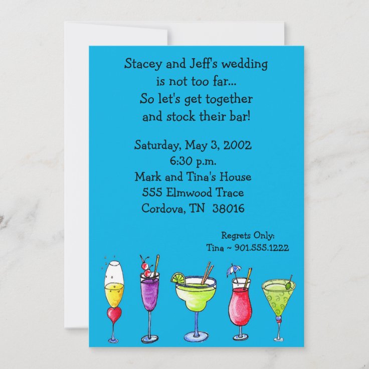 Stock the Bar Invitation | Zazzle