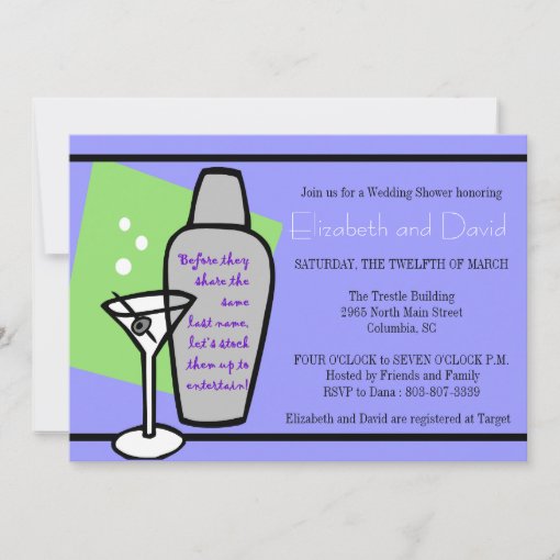Stock the bar shower invitation | Zazzle