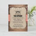 Stock The Kitchen Bar Party Engagement Invitation | Zazzle