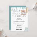 Stock the Kitchen Pantry Cooking Bridal Shower Invitation | Zazzle