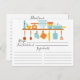 Stock the Kitchen Recipe Card | Zazzle