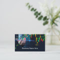 Stock Trading And Financial Advisor Business Card | Zazzle