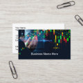 Stock Trading And Financial Advisor Business Card | Zazzle