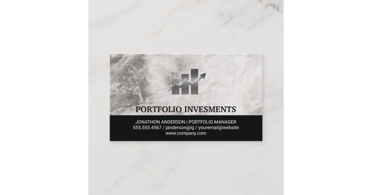 Stock Trading | Financial Chart Investments Business Card | Zazzle