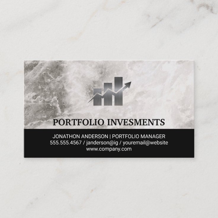 Stock Trading | Financial Chart Investments Business Card | Zazzle