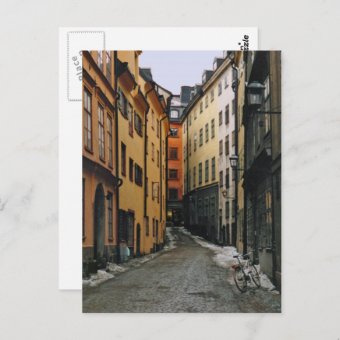 Stockholm Street Postcard | Zazzle