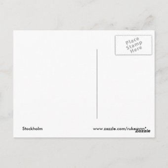 Stockholm Street Postcard | Zazzle