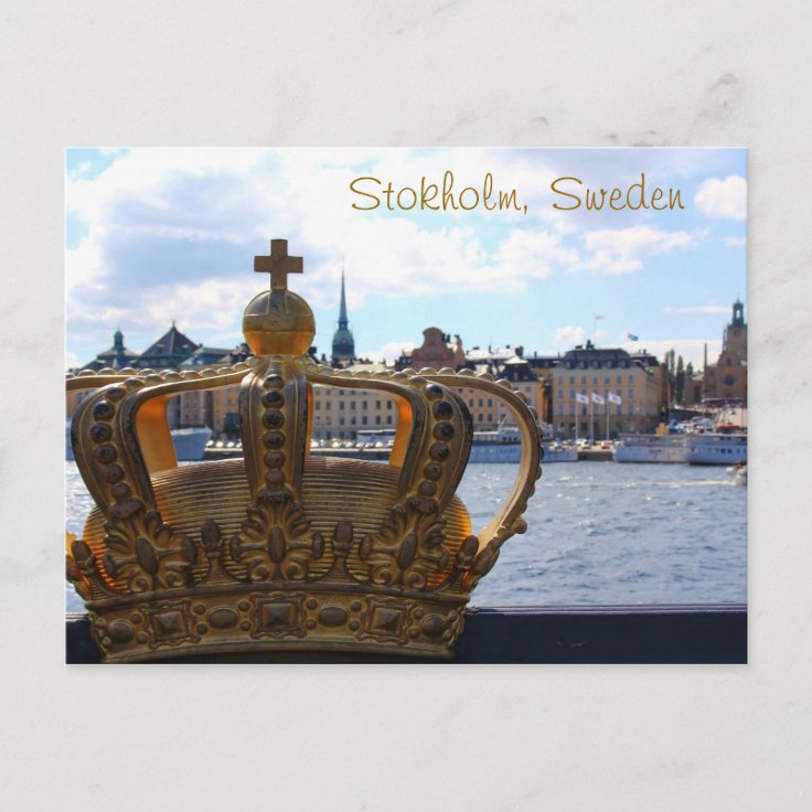 Stockholm, Sweden Postcard | Zazzle