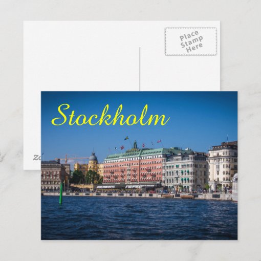 Stockholm Sweden Postcard | Zazzle