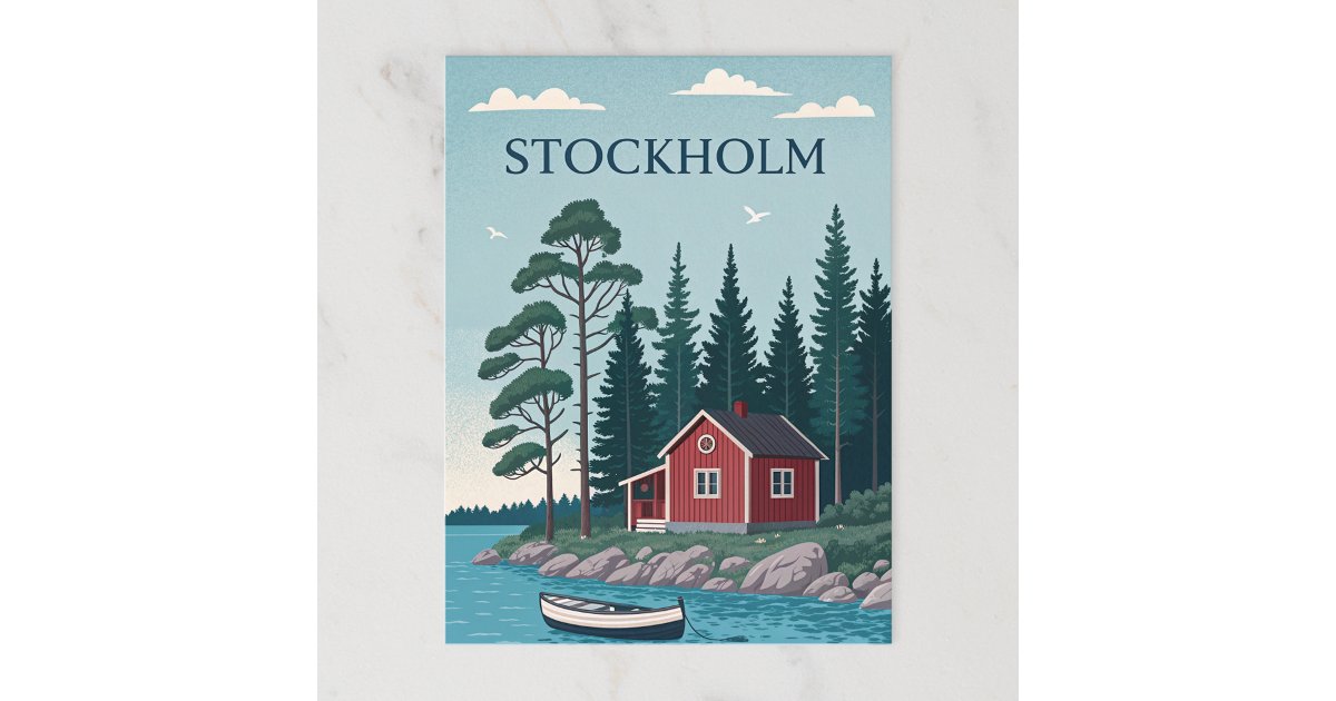 Stockholm, Sweden Postcard | Zazzle