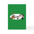 Stogie Santa Funny Cartoon Holiday Card | Zazzle