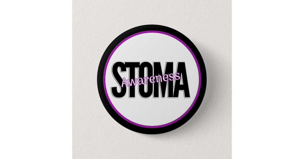 Stoma Awareness Button | Zazzle