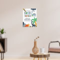 Stomp Chomp Rawr Dinosaur Birthday Welcome Sign | Zazzle