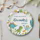 Stomp on Over Kids Dinosaur Birthday Party Paper Plates | Zazzle
