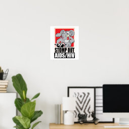 Stomp Out AIDS/HIV Poster | Zazzle