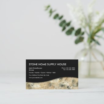 Stone And Granite Business Cards | Zazzle
