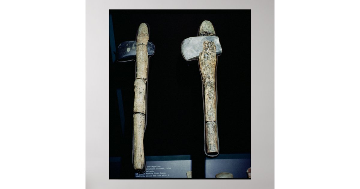 Stone Axes, prehistoric Poster | Zazzle