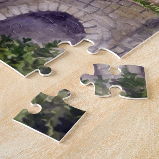 Stone Bridge Watercolor Painting Jigsaw Puzzle | Zazzle