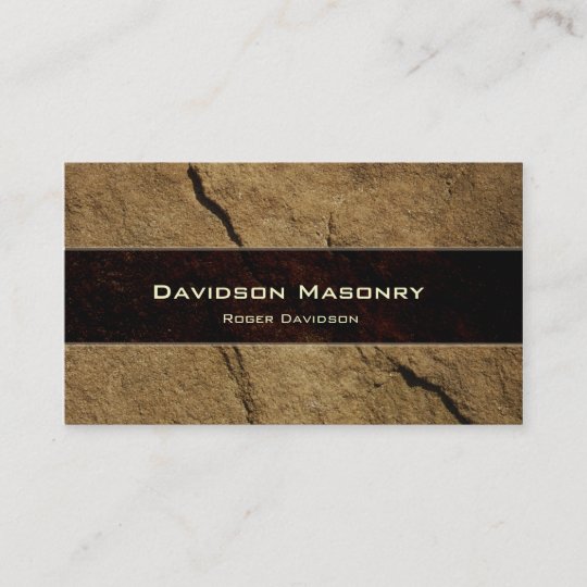 Stone Business Card | Zazzle.com