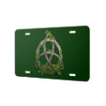 Stone Celtic Trinity Knot License Plate | Zazzle