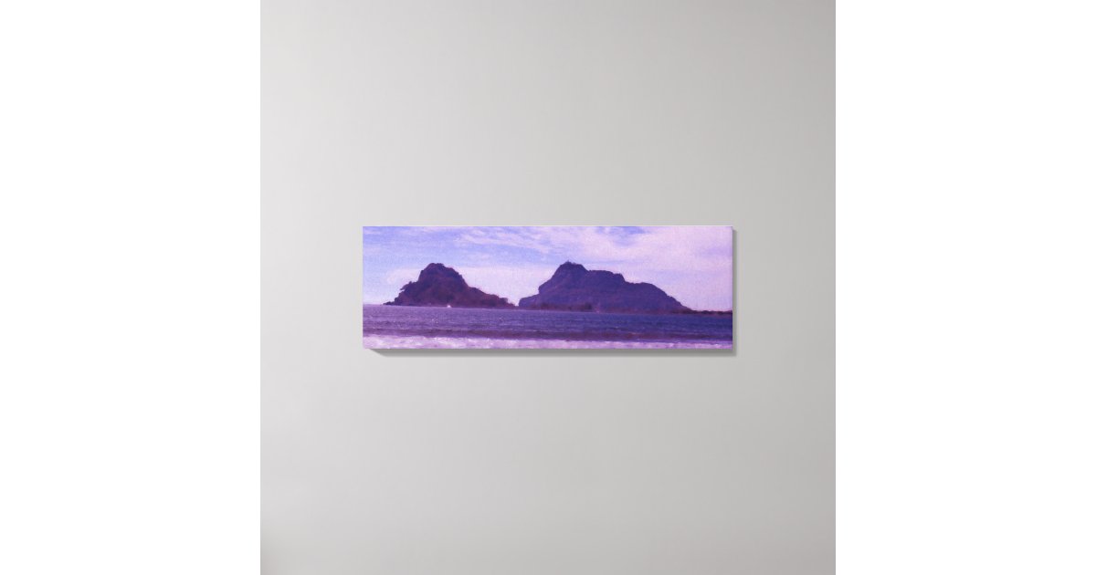 Stone Island Oil Painting Canvas Print | Zazzle