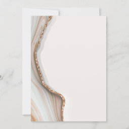 Stone Marble Agate Wedding Invitation | Zazzle