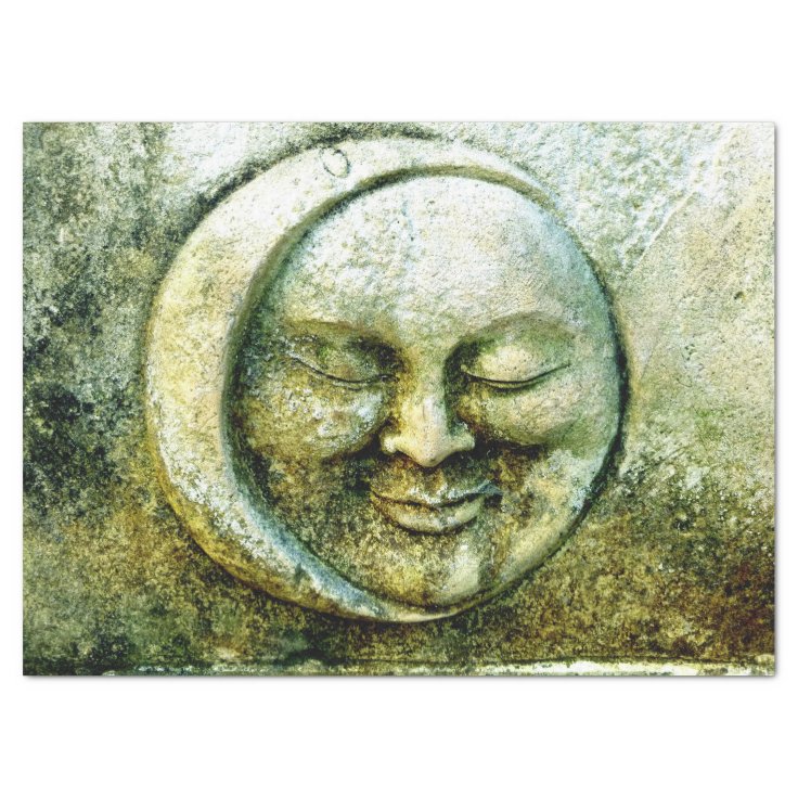 stone moon tissue paper | Zazzle