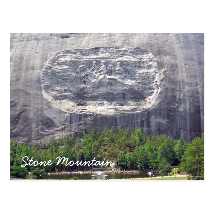 Stone Mountain Carving Stone Mountain Georgia 2 Postcard | Zazzle.com