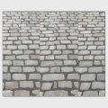 Stone Pathway Gray Cobblestone Street Sidewalk Wrapping Paper | Zazzle