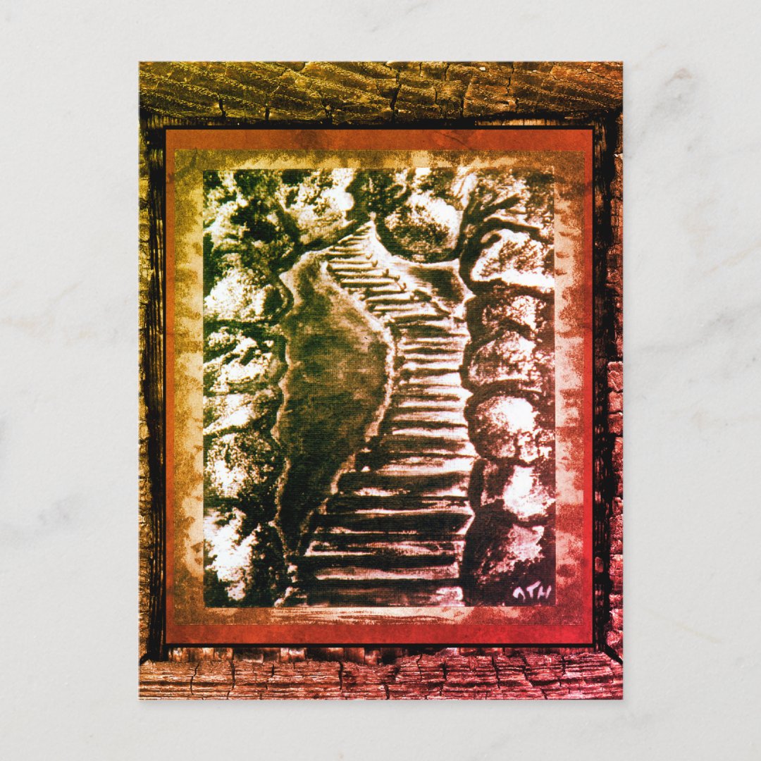 Stone Pathway Postcard | Zazzle
