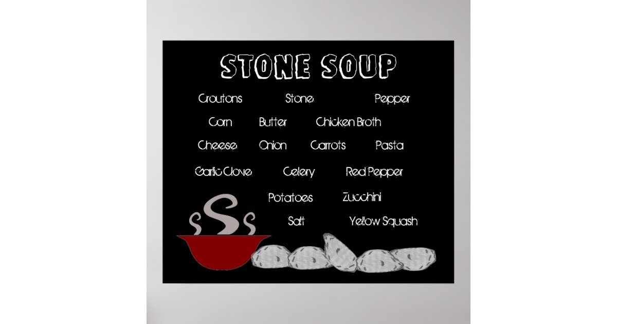 Stone Soup Poster | Zazzle