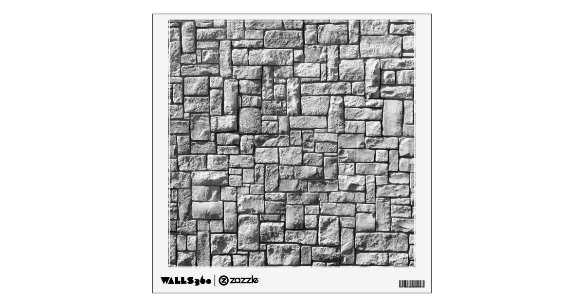 Stone Wall Wall Sticker | Zazzle