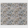 Stone Wall Wrapping Paper | Zazzle