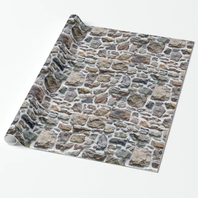 Stone Wall Wrapping Paper | Zazzle