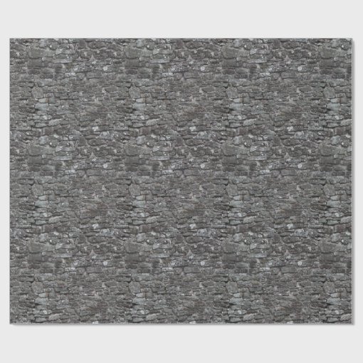 Stone wall wrapping paper | Zazzle