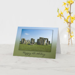Stonehenge Birthday Card | Zazzle