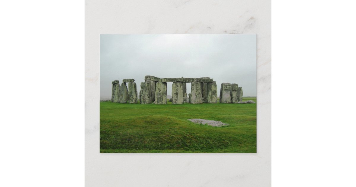 StoneHenge England PreHistoric Monument Wonders Postcard | Zazzle