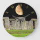 Stonehenge Standing Stones at Moonrise Large Clock | Zazzle