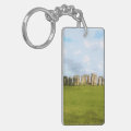 Stonehenge Stone Circle Monument Keychain | Zazzle
