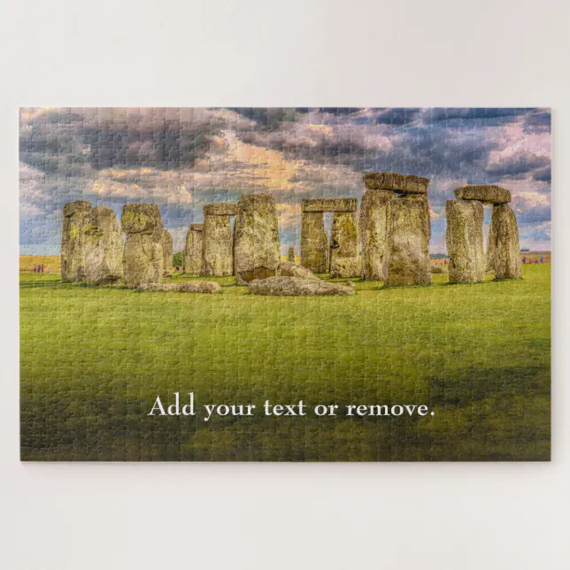 Stonehenge stone monument, Wiltshire, England: Jigsaw Puzzle | Zazzle