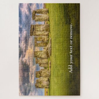 Stonehenge stone monument, Wiltshire, England: Jigsaw Puzzle | Zazzle