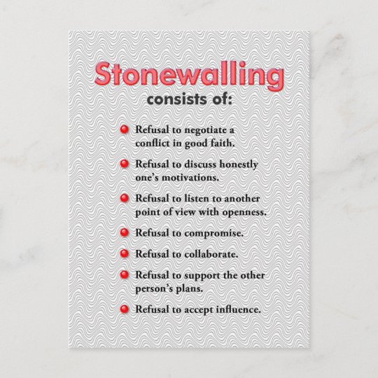 Stonewalling Postcard or Mini Art Poster | Zazzle.com