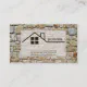 Stonework Masonry & Bricklaying Business Card | Zazzle