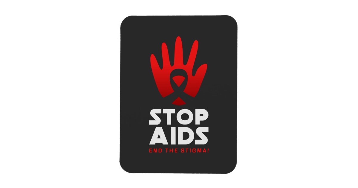 Stop Aids Magnet | Zazzle