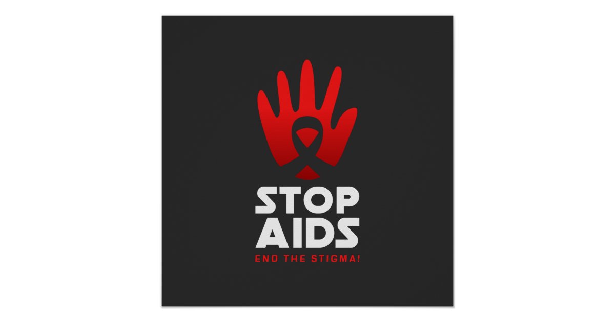 Stop Aids Poster | Zazzle