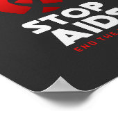 Stop Aids Poster | Zazzle